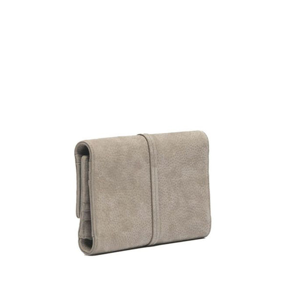 BENJAMIN WALLET - Grey Natural/Brushed Gold - Hammitt