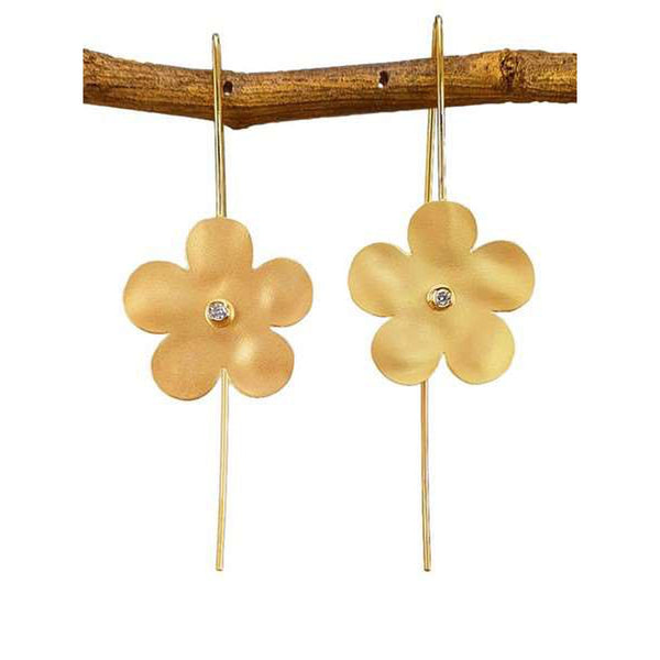 14K Gold & Diamond Earrings - M8346 - Marika