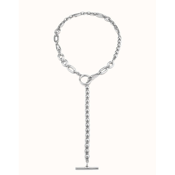 Yolo Sterling Silver Plated Necklace - COL1839MTL0000U - UNO de 50