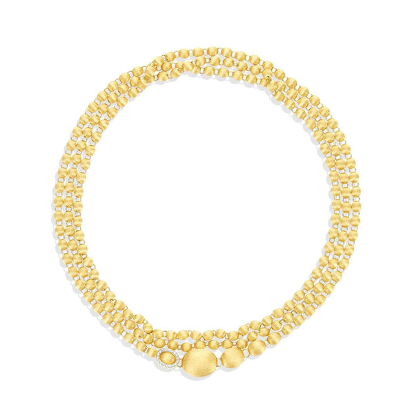 "Ivy" Slim Hand-Engraved Gold Boules and Diamonds Convertible Statement ...