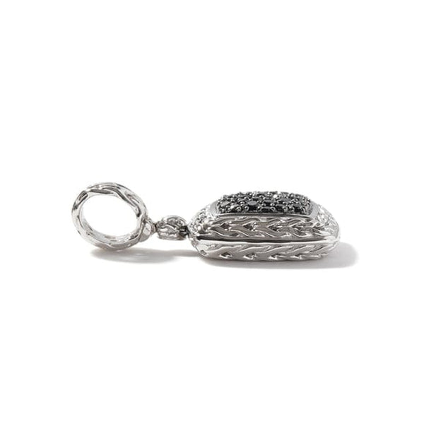 Women's Classic Chain Silver Lava Medium Square Enhancer- HBS92371BLS ...