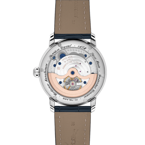 Men Manufacture WR50 SS BLUE - FC-718LA4H6 - Frederique Constant