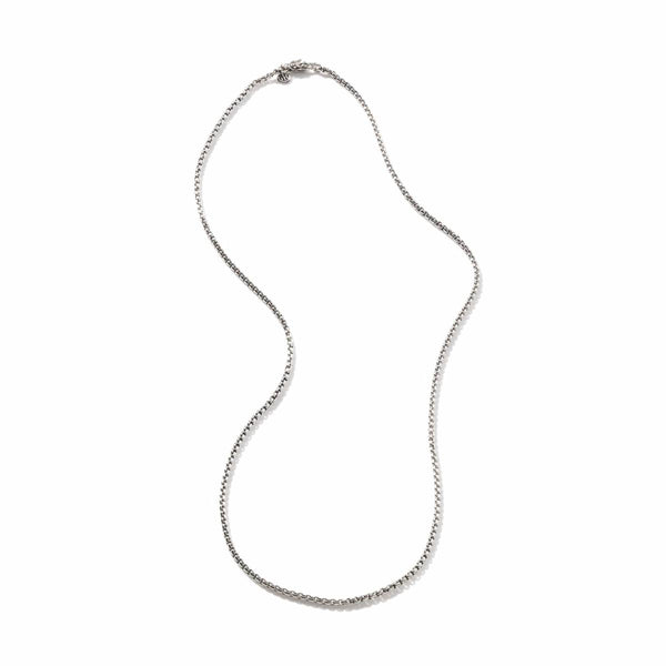 Naga Box Chain Necklace, Silver, 2.7MM - NB6510501X - John Hardy