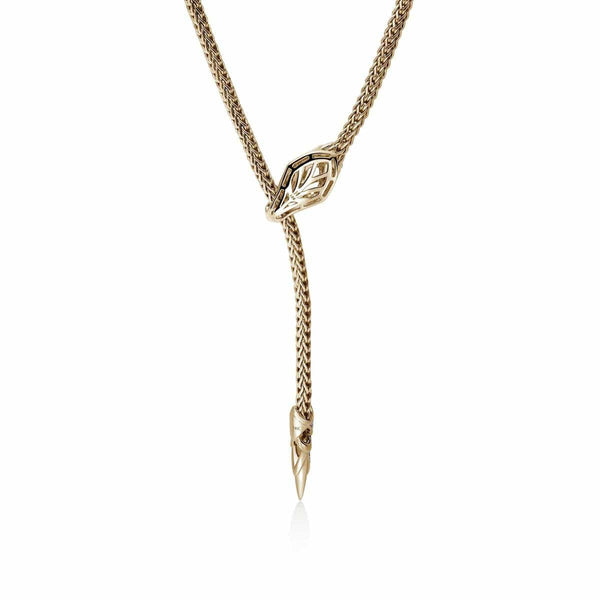 Naga Y Necklace, Gold, Diamonds - NGGX6034812DIX17 - John Hardy