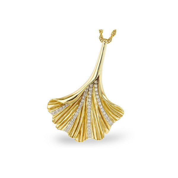 14K Gold & Diamond Necklace - N8548 - Allison Kaufman Company