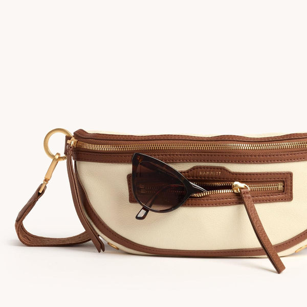 CHARLES CROSSBODY MED - Courtyard Cream/Brushed Gold - Hammitt