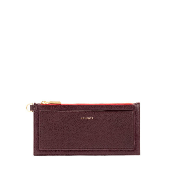 ALLEN POCKET - Black/Gunmetal/Red Zip - Hammitt