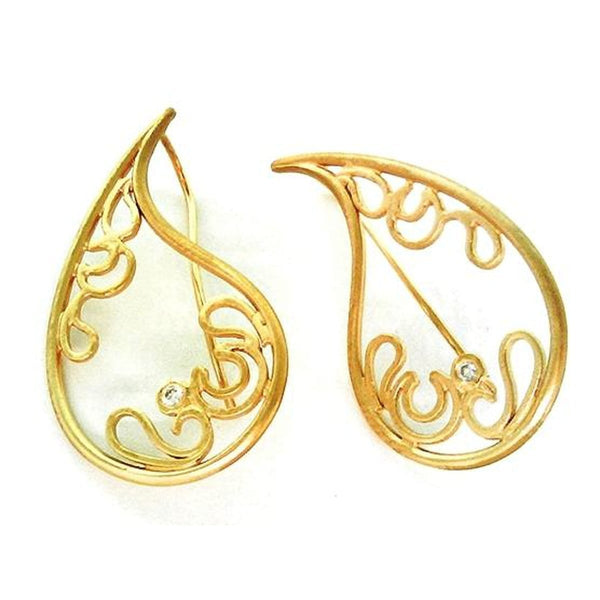 14K Gold & Diamond Earrings - M3812 - Marika