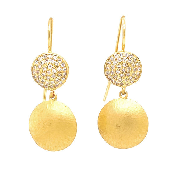 14K Gold & Diamond Earrings - M5754 - Marika