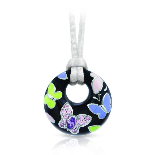 Papillon Black Pendant - Belle Etoile