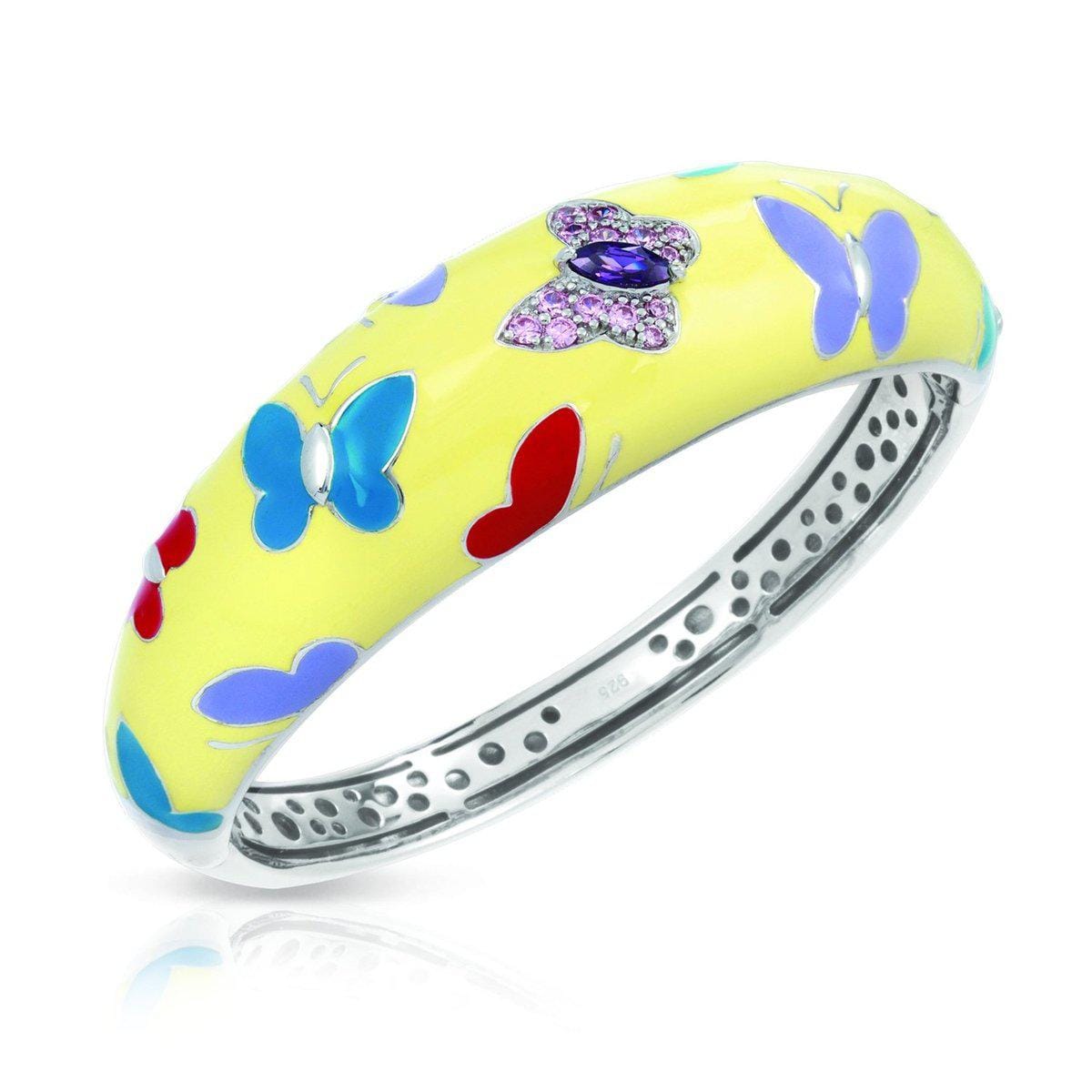 Papillon Yellow Bangle - Belle Etoile