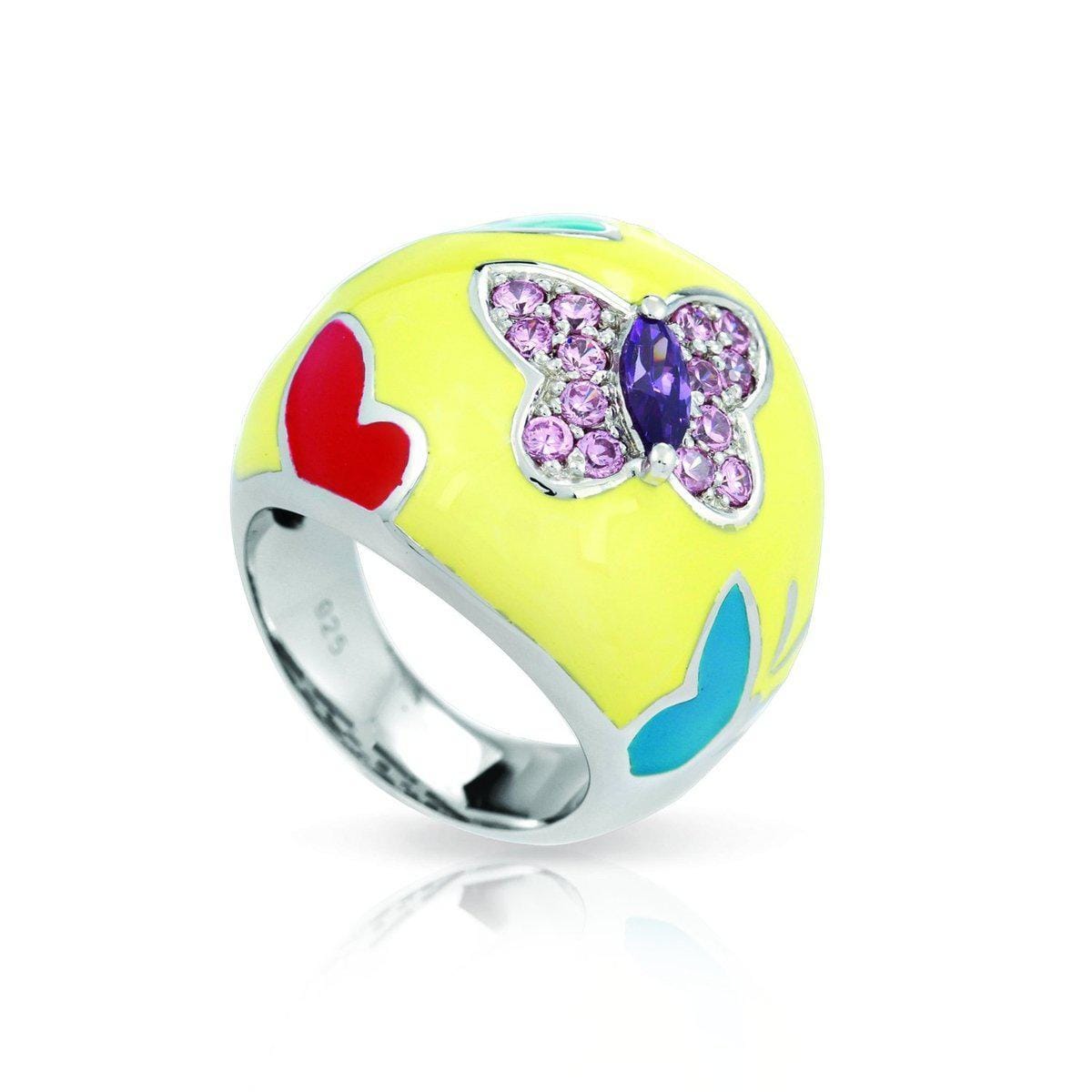 Papillon Yellow Ring - Belle Etoile