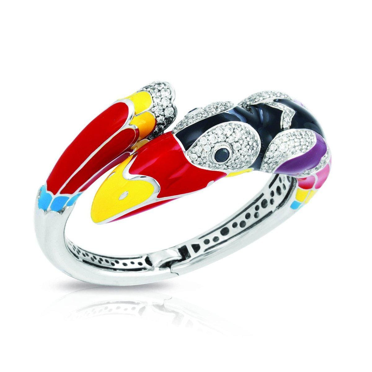 Toucan Black and Red Bangle - Belle Etoile