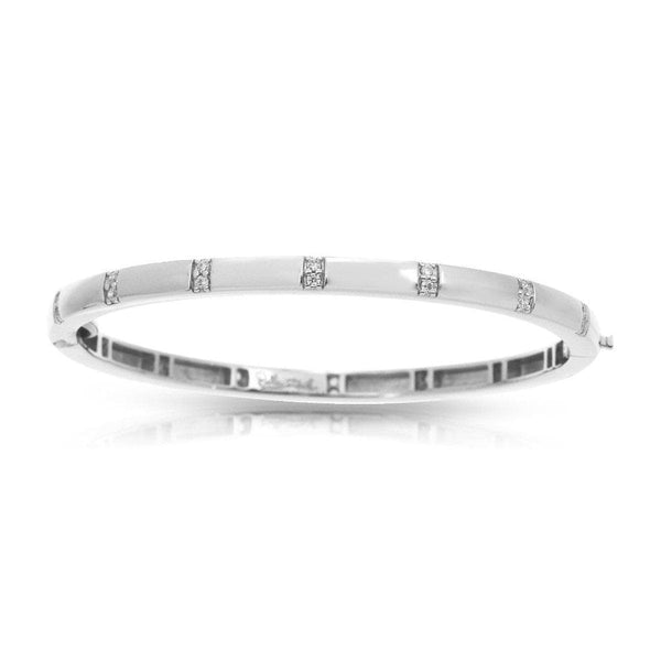 Linnea White Bangle - Belle Etoile