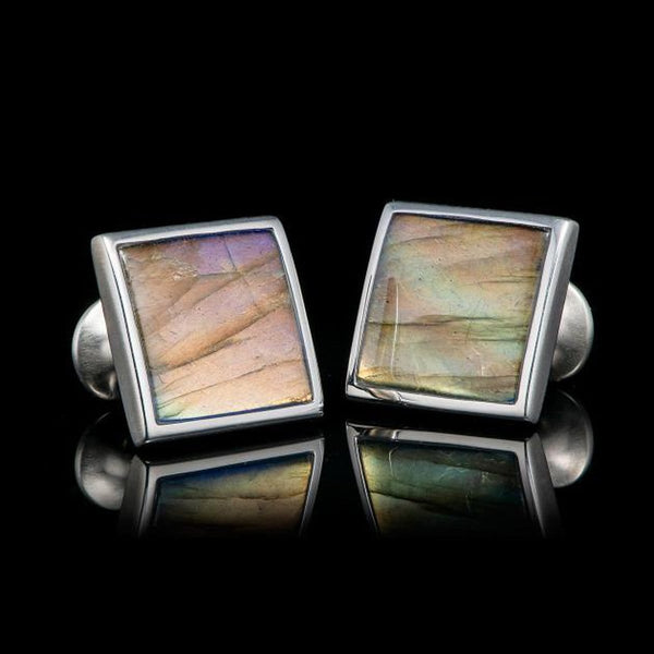 Men's Labradorite Duo Cufflinks - CL LAB - William Henry