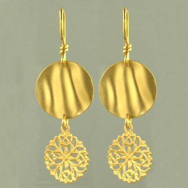 14K Gold Earrings - M3881 - Marika