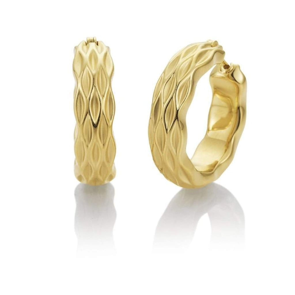 Yellow Gold Plated Sterling Silver Earrings - 06/60701-Y - Breuning